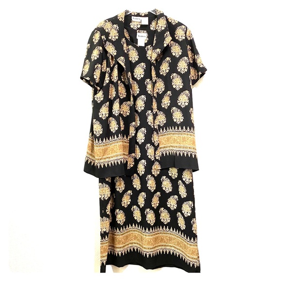 Hanes Collection | Dresses | Vintage Hanes Collection Dress Jacket Size ...